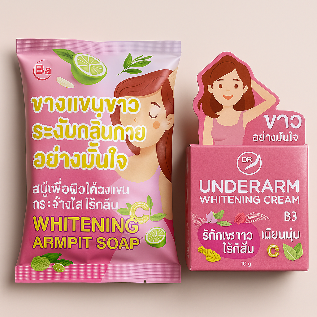 Whitening Armpit Soap & Cream Set Whitening Armpit Soap & Cream Set